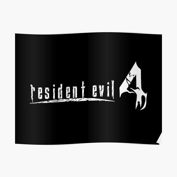 "Resident Evil 4 Logo Remake" Poster for Sale by TheTimbe | Redbubble