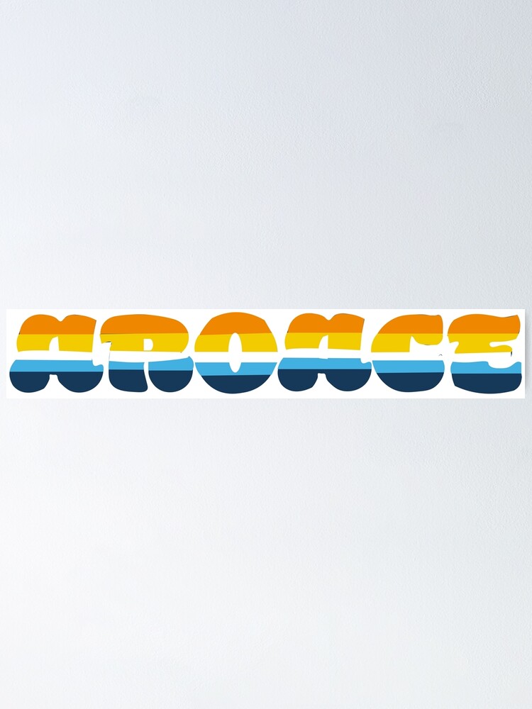 "AroAce w/ AroAce flag" Poster for Sale by tanman511 | Redbubble