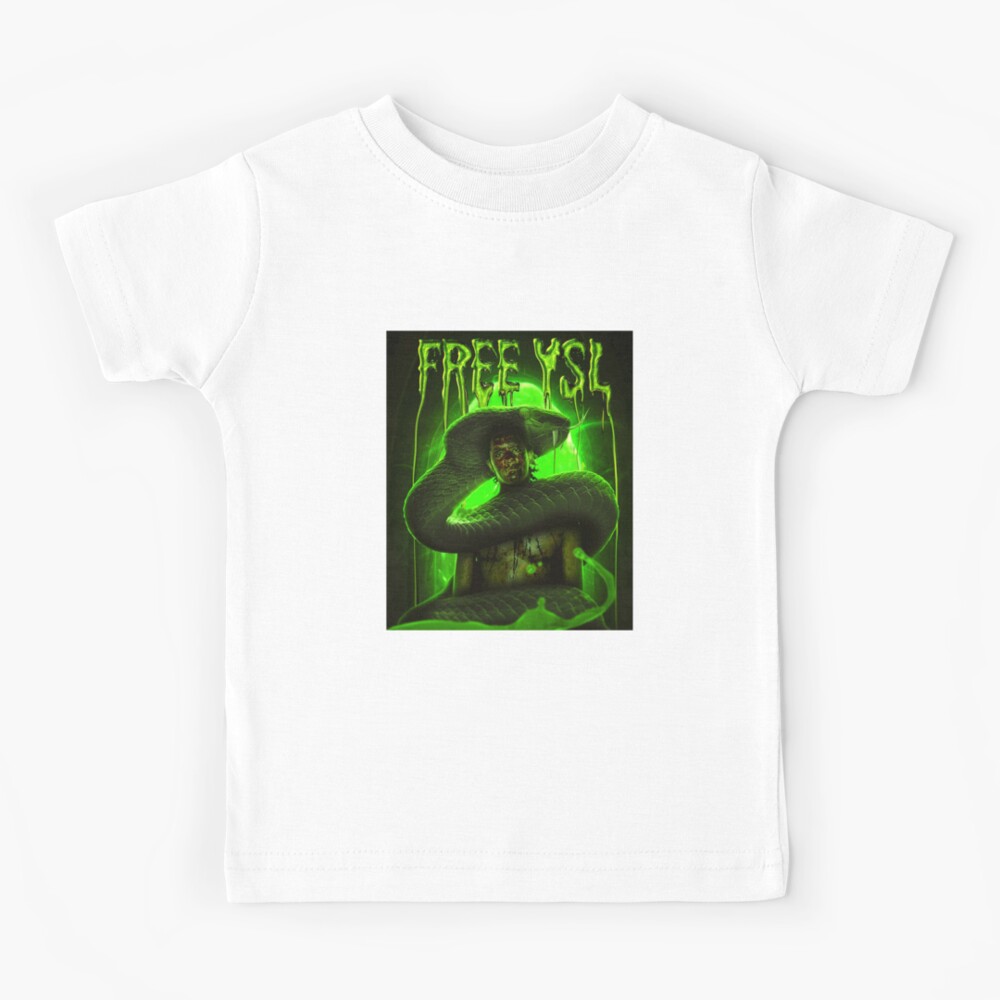 "FREE YSL, Rare Official Thug YSL Merch, Free YSL Gunna Drippy T-Shirt ...