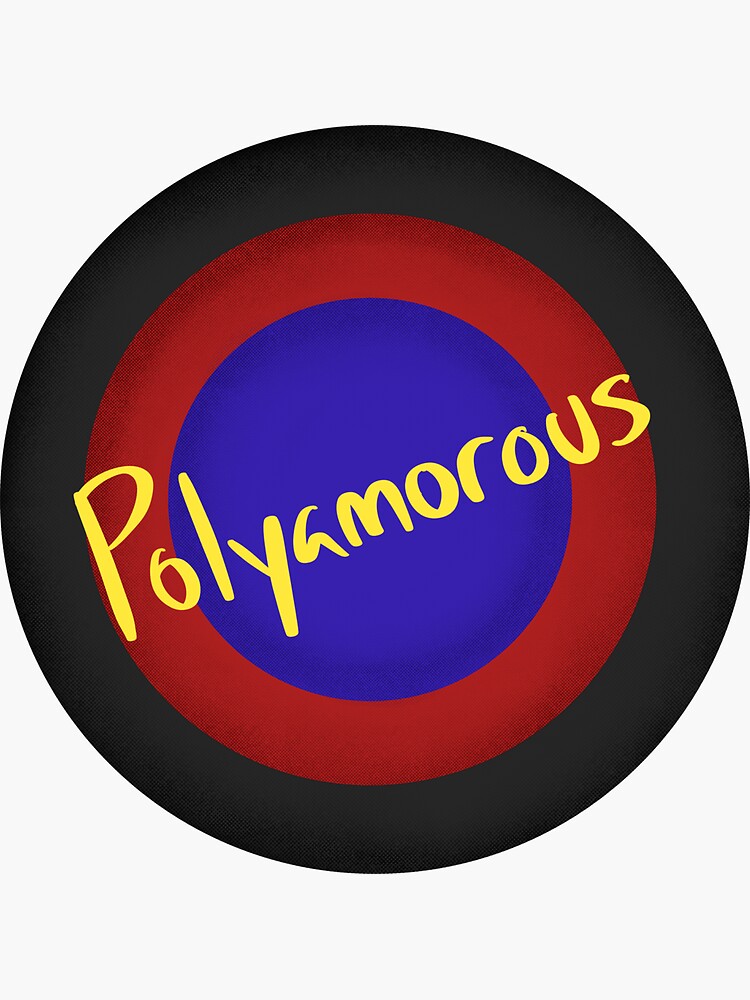 "Polyamorous Pride! Ver. 1" Sticker for Sale by JWC-Art | Redbubble