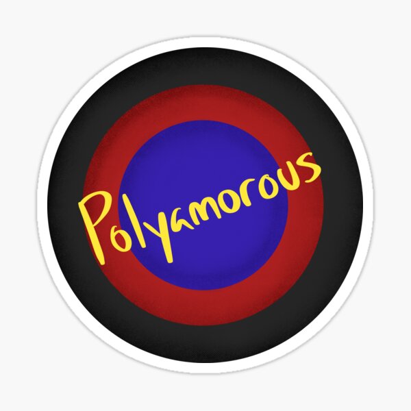 "Polyamorous Pride! Ver. 1" Sticker for Sale by JWC-Art | Redbubble