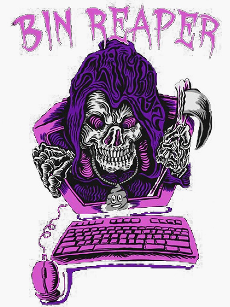 Pegatina «Babytron, mercancía oficial de Babytron Bin Reaper, camisetas ...