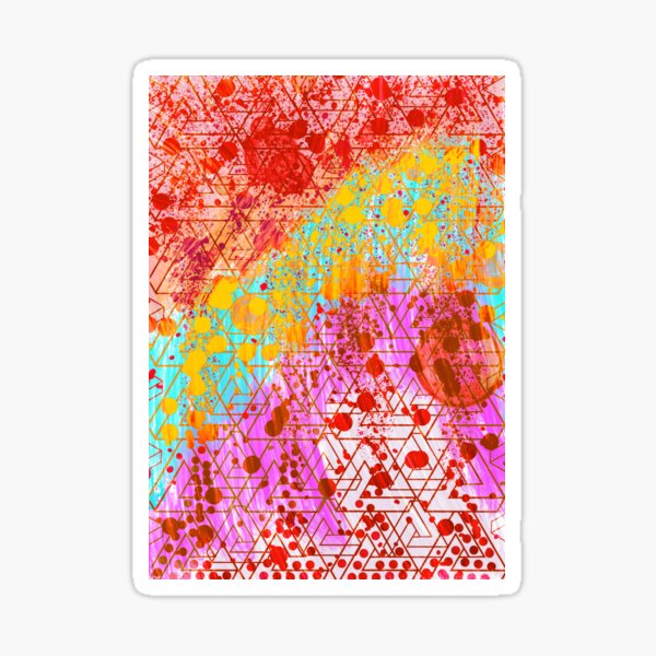 "textures lines and shapes 5" Sticker by Real-texture | Redbubble