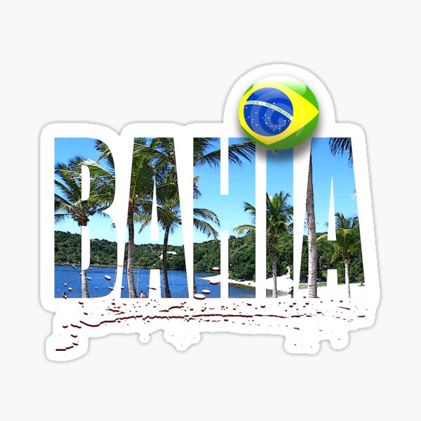 "bahia brasil " Sticker for Sale by redboy | Redbubble