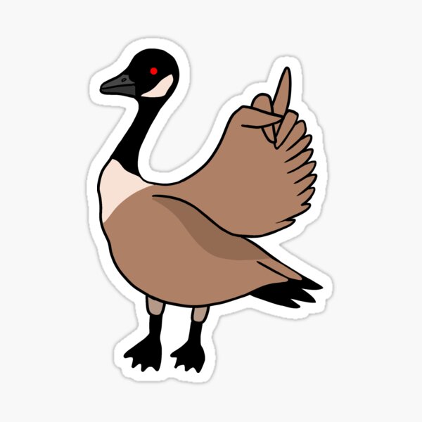 "Bad Goose" Sticker for Sale by communityenema | Redbubble