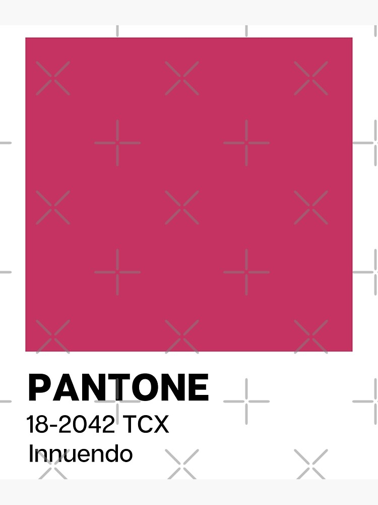 "Pantone Innuendo" Poster for Sale by piastrelli | Redbubble