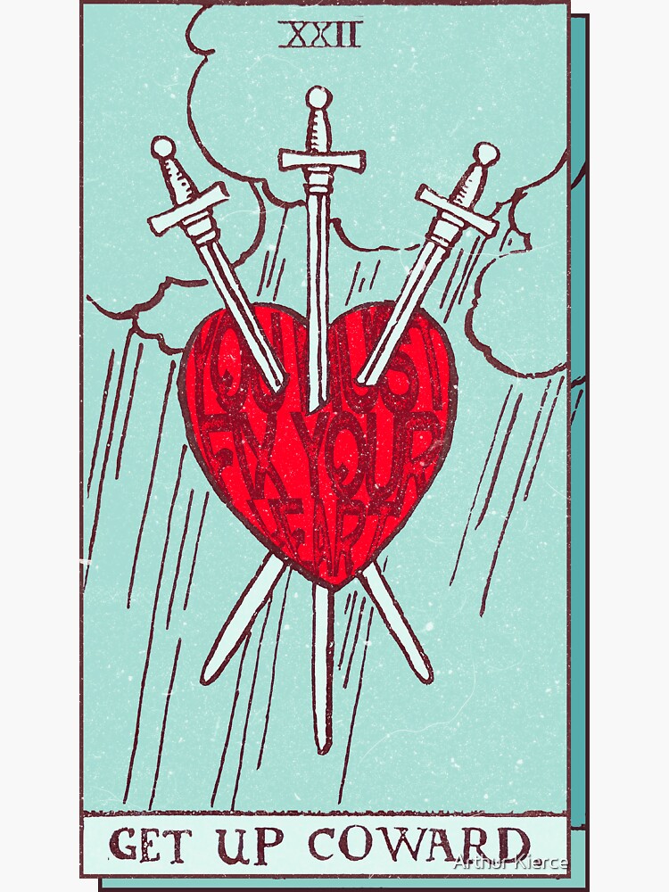 "Fix Your Heart" Sticker for Sale by Arthur Kierce | Redbubble