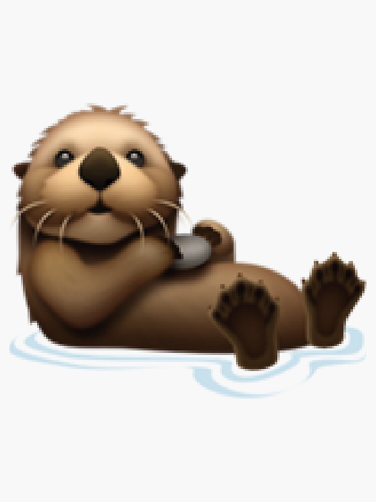 "Beaver emoji" Sticker for Sale by beboshop12 | Redbubble