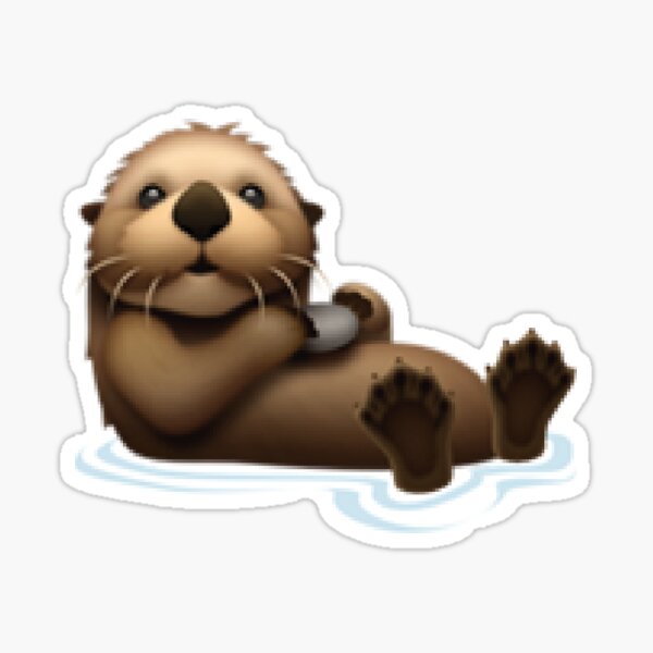 "Beaver emoji" Sticker for Sale by beboshop12 | Redbubble