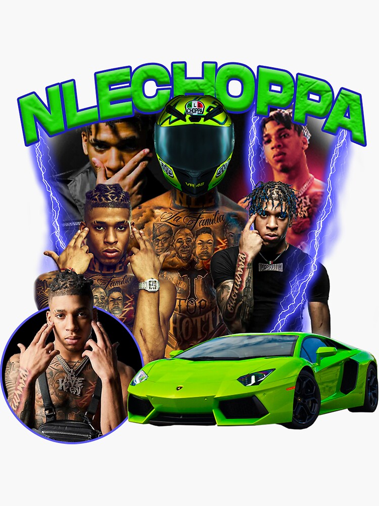 "NLE Choppa Design" Sticker for Sale by deanovisuals | Redbubble