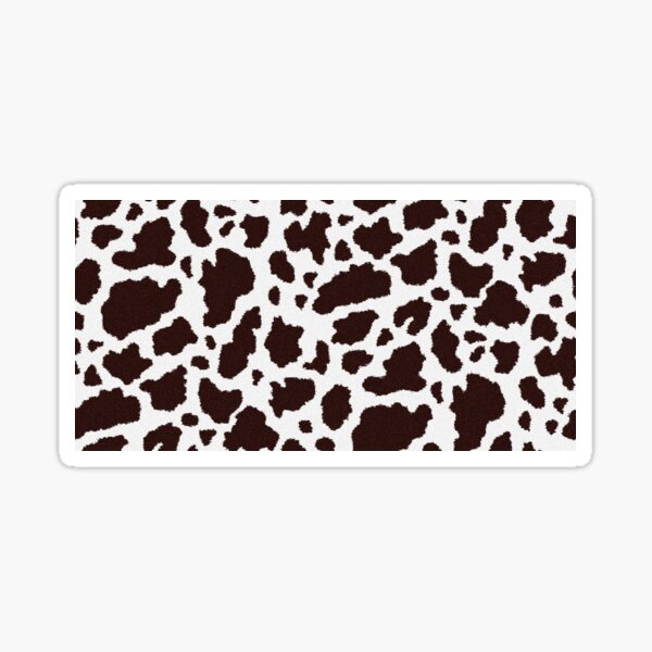"Cow Print" Sticker for Sale by tessardenfink | Redbubble