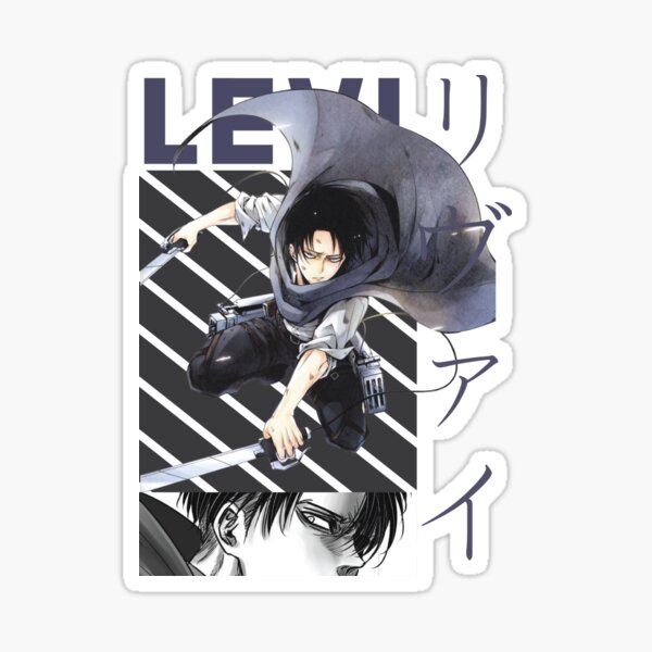 "Shingeki no Kyojin - Levi" Sticker for Sale by FawaSticker | Redbubble