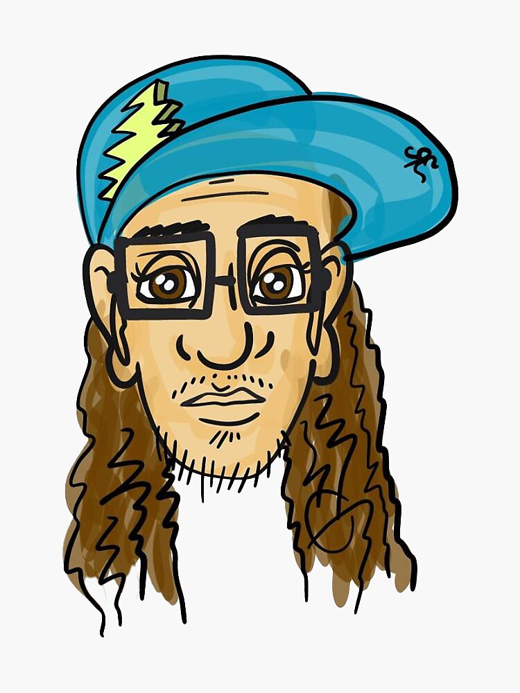 "Smirk Portrait" Sticker for Sale by smirkstudios | Redbubble