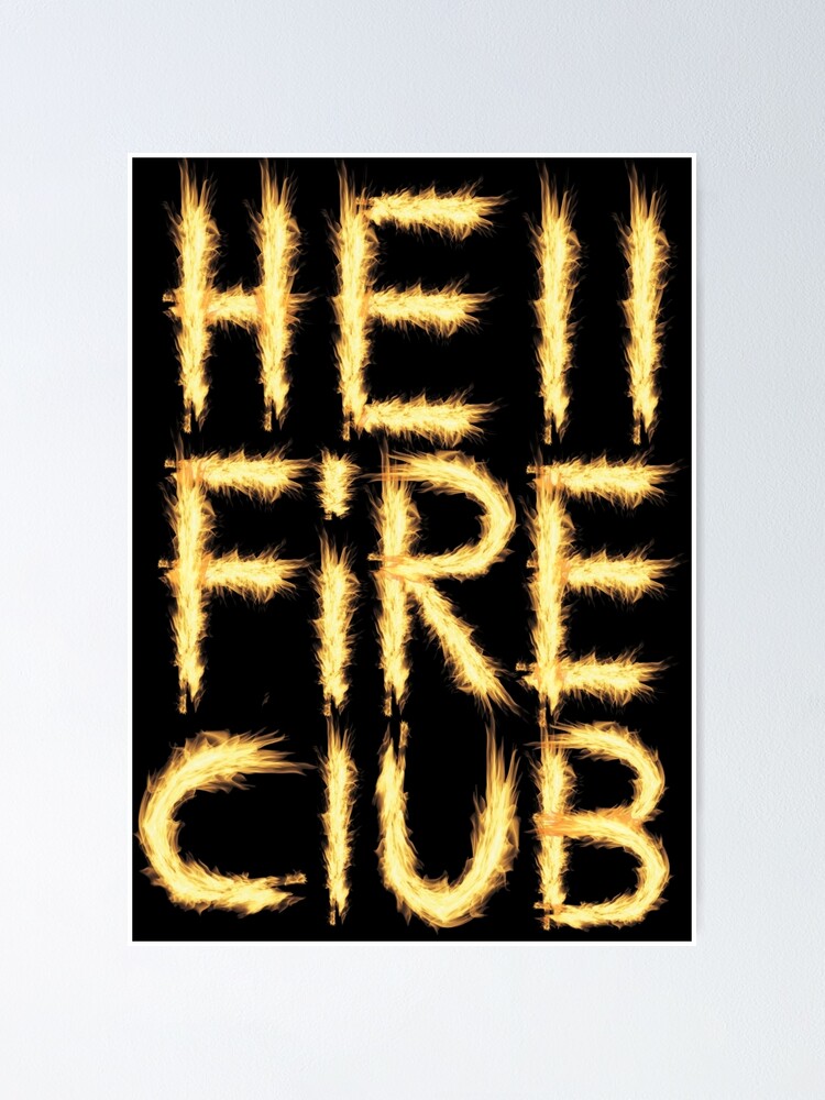 "Hell fire club " Poster for Sale by M-AbdelRahman | Redbubble