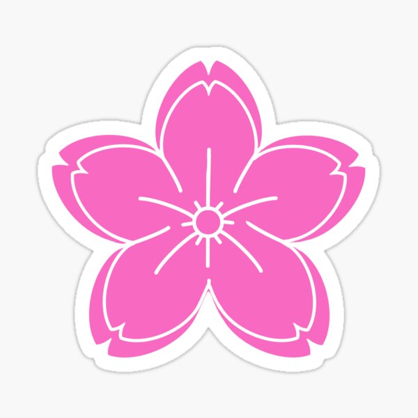 "Sakura Flower Cherryblossom Anime Aesthetic" Sticker for Sale by ...