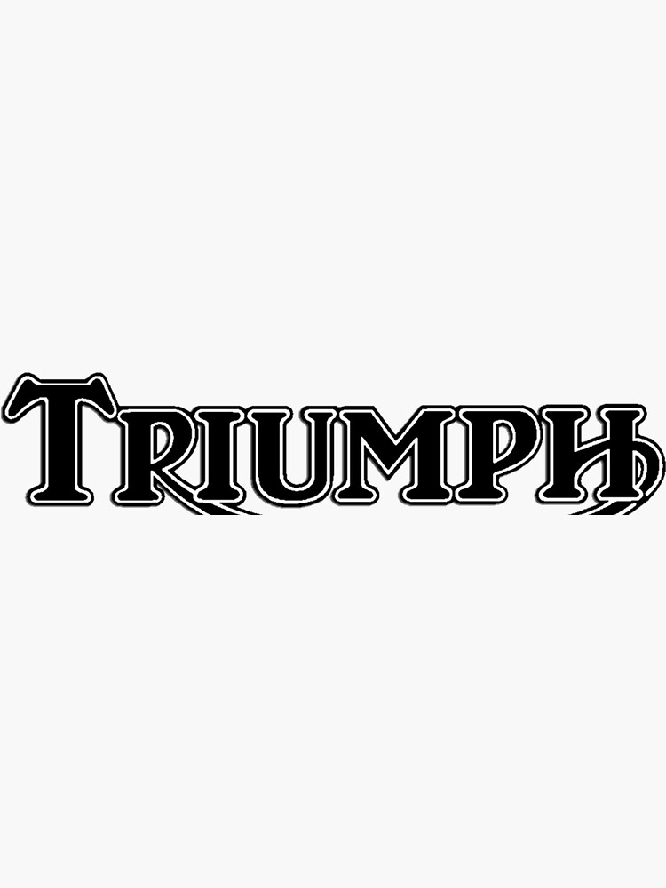 "Triumph Band Logo Sticker" Sticker for Sale by karitalv7m | Redbubble