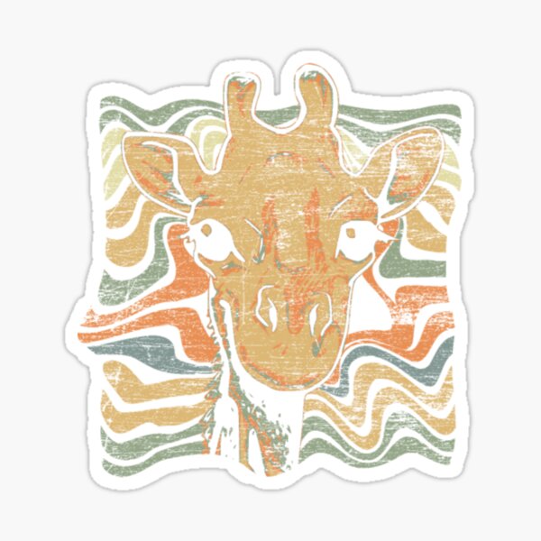 "Giraffe Safari Giraffes Animal Africa Gift Animals" Sticker for Sale ...