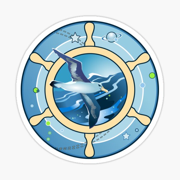 "Northern Royal Albatross" Sticker for Sale by junglequeen | Redbubble