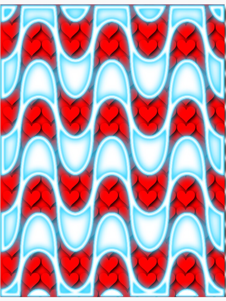 "hearts panel" Sticker by Anemonas1 | Redbubble