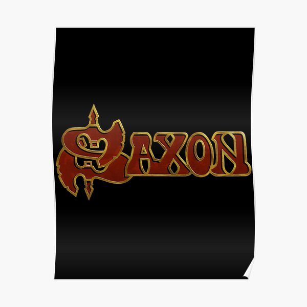 "SAXON LOGO" Poster for Sale by SANDALEGO | Redbubble