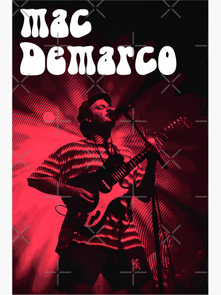 "Day Gift Mac Canadian Singer Demarco Graphic For Fan" Sticker for Sale ...