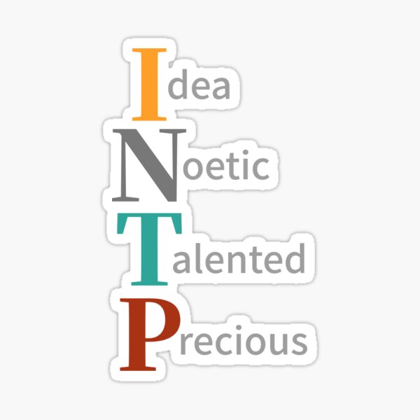 "INTP-MBTI personality" Sticker for Sale by nusnoo | Redbubble