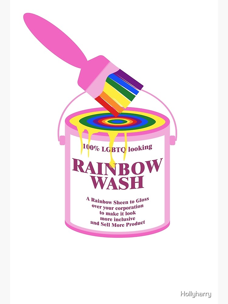 "Rainbow Wash, Rainbow Washing, Pink Wash, Pink washing, rainbow sheen ...