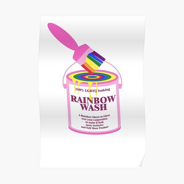 "Rainbow Wash, Rainbow Washing, Pink Wash, Pink washing, rainbow sheen ...