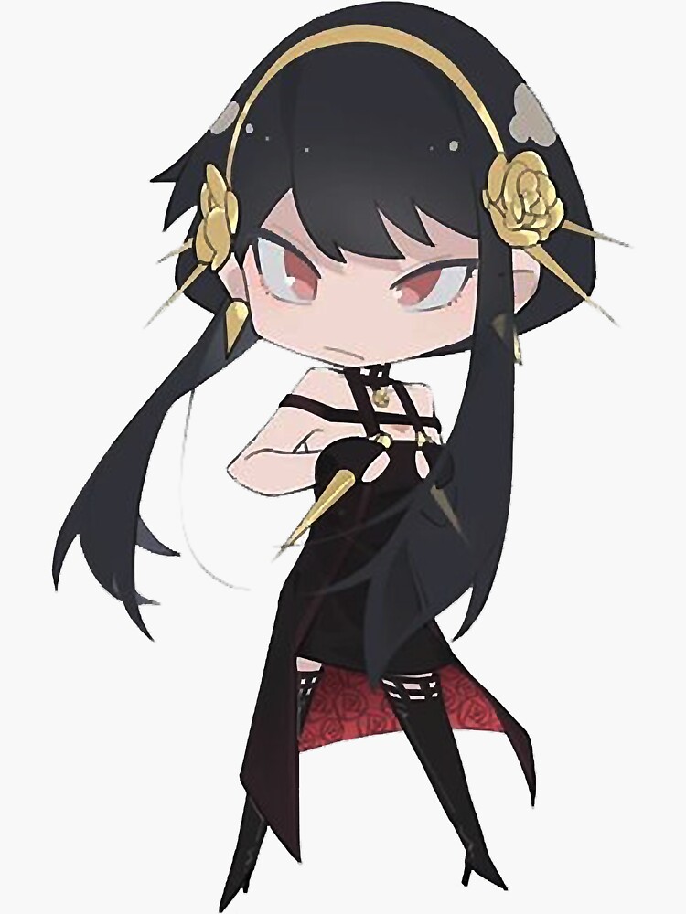 Pegatina «Yor Forger Cute chibi - Spy X Family» de randyvuerbbzqq ...
