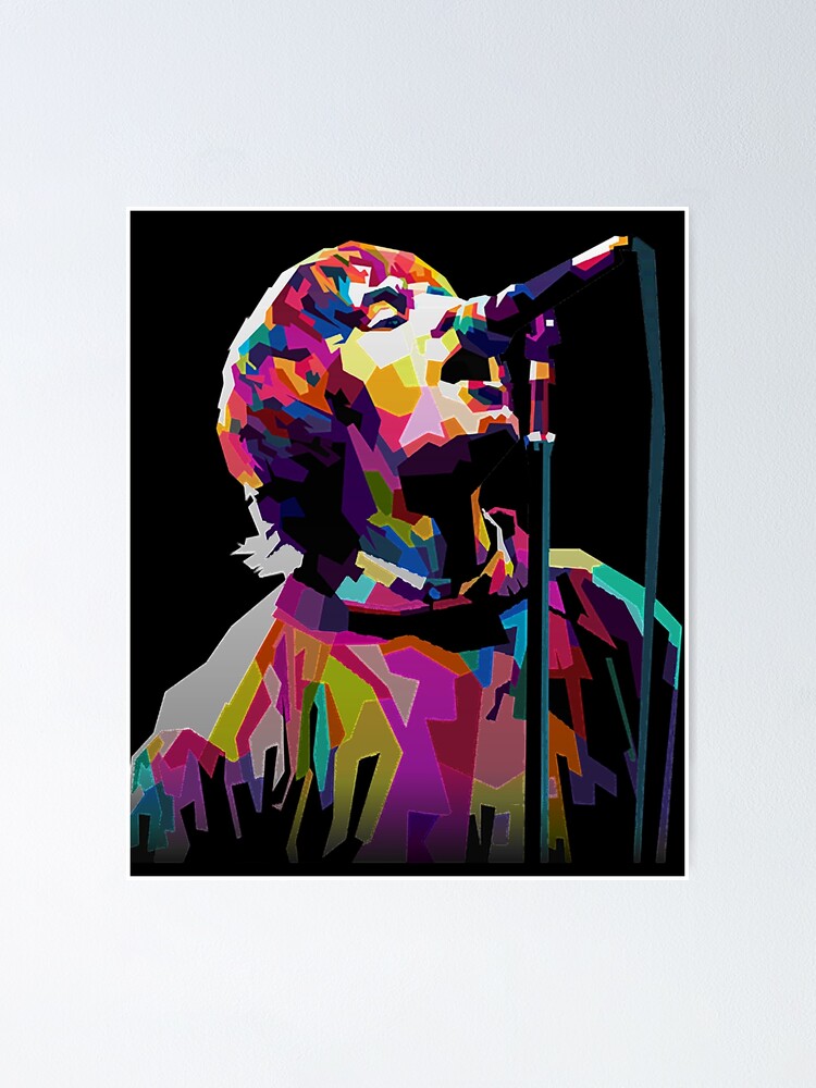 "Vintage liam gallagher art " Poster for Sale by SummerBaker376 | Redbubble