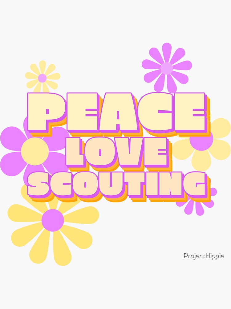 "Peace Love Scouting Scout Master Cub Master Scout Leader Retro Tshirt ...