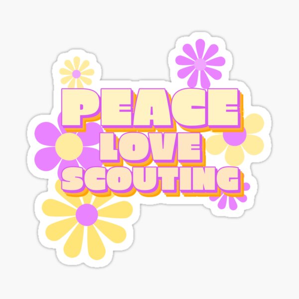 "Peace Love Scouting Scout Master Cub Master Scout Leader Retro Tshirt ...
