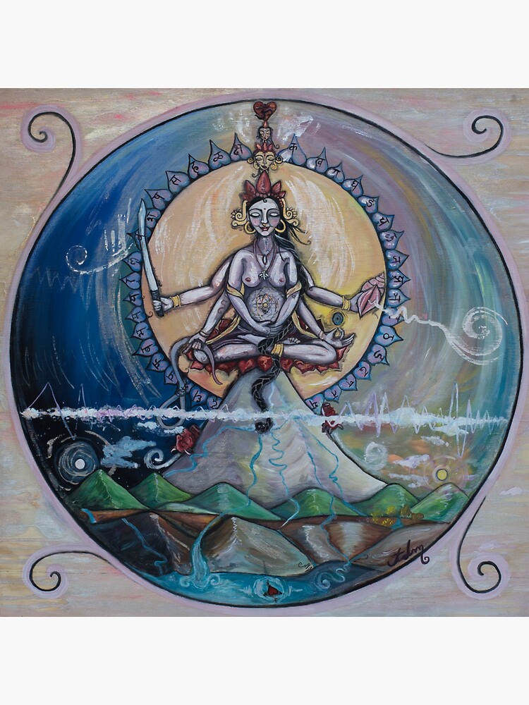 "Mahadevi" Sticker for Sale by SonamSangpo | Redbubble