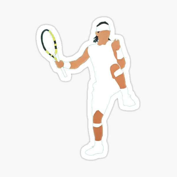 "Rafa Nadal Wimbledon" Sticker for Sale by taufatma | Redbubble