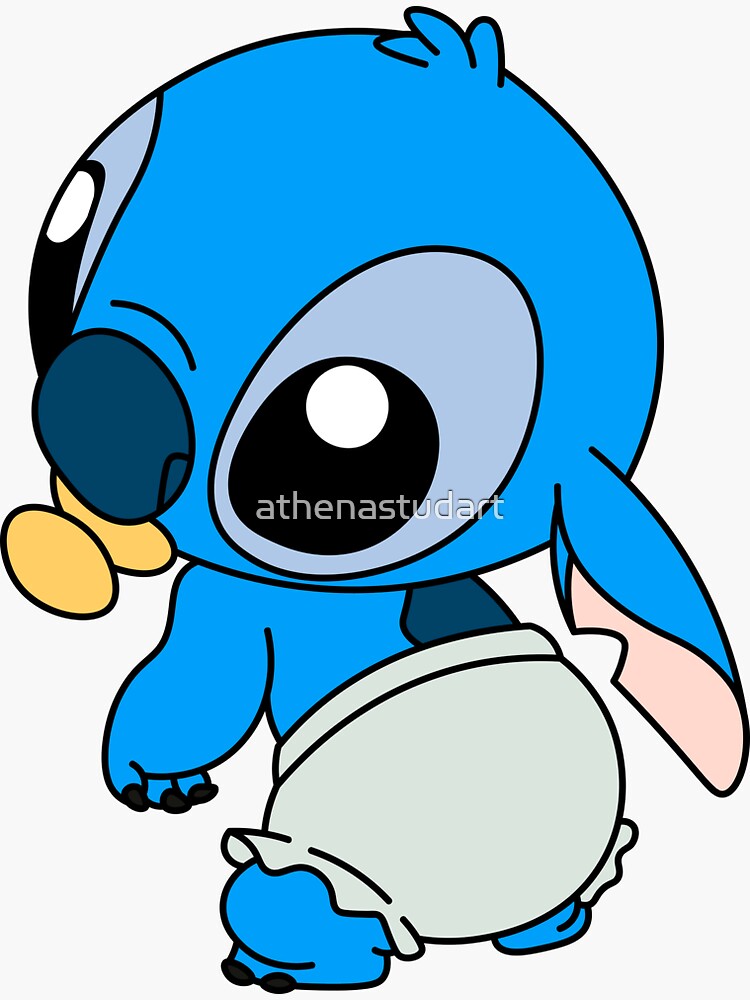 "BabyStitch" Sticker for Sale by athenastudart | Redbubble