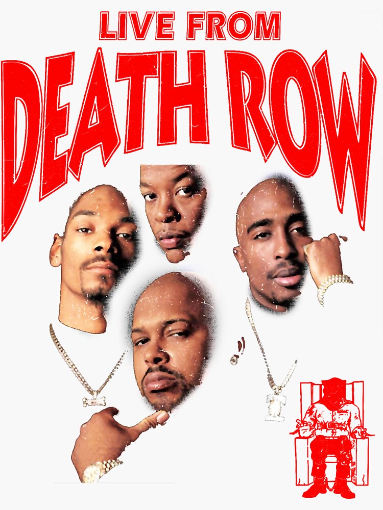 Pegatina «Death Row Records, Live From Death Row, portada de la revista ...