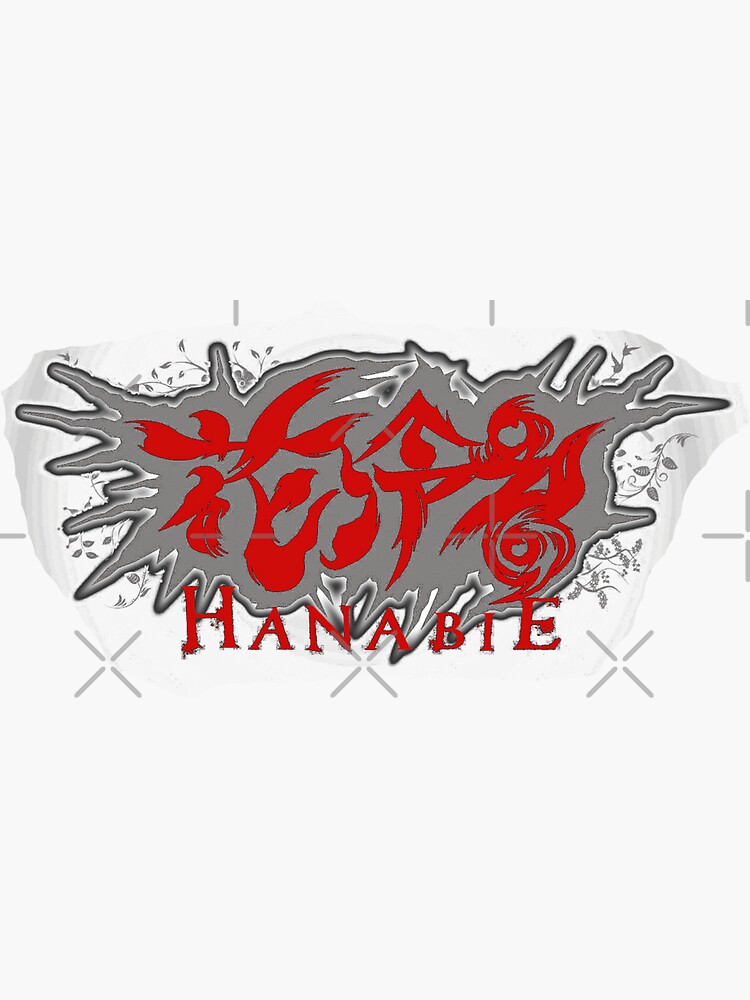 "Hanabie Band" Sticker for Sale by kianparry87 | Redbubble