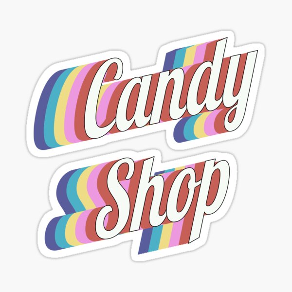 "Candy shop" Sticker for Sale by paulwurf | Redbubble