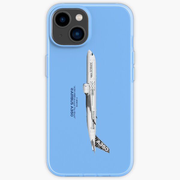 "Illustration of Airbus A350 F-WWYB" iPhone Case for Sale by ...