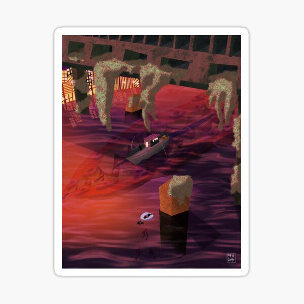 "Hidden Danger " Sticker by OMGDoodles | Redbubble