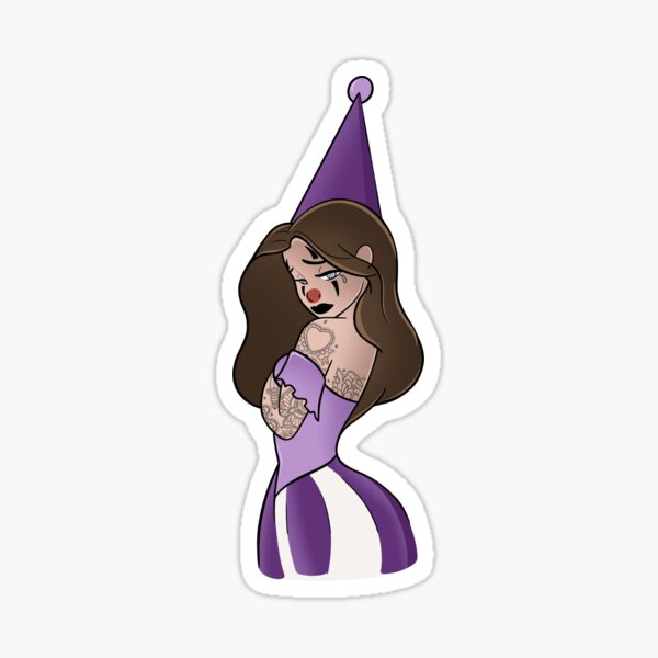 "Crying Payasa" Sticker for Sale by Ghostboi54 | Redbubble