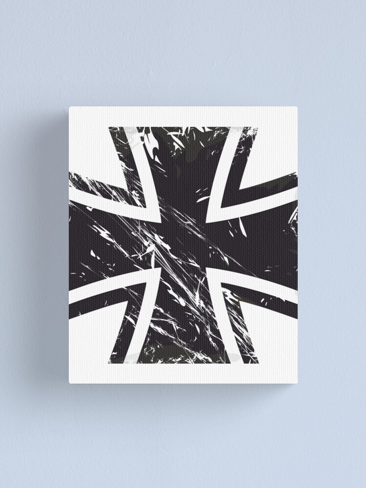 "The worn cross of the Bundeswehr - Iron Cross" Canvas Print for Sale ...
