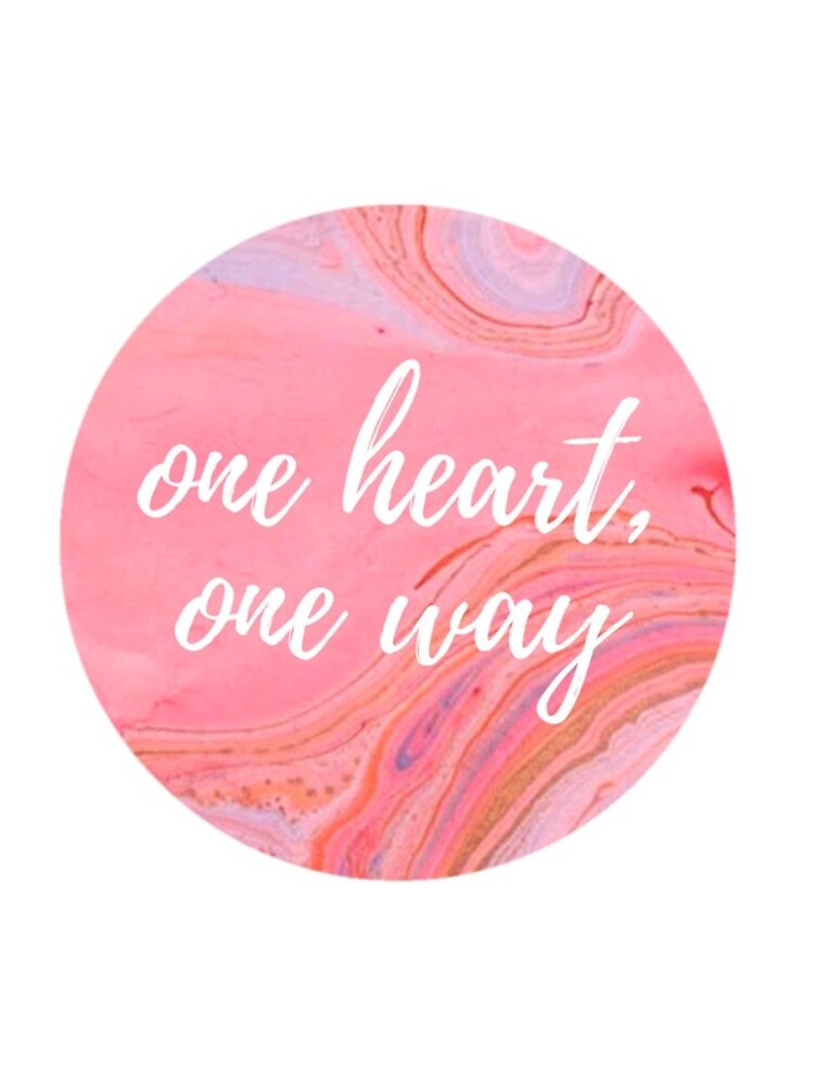 "One Heart One Way " iPhone Case for Sale by mimsyc | Redbubble