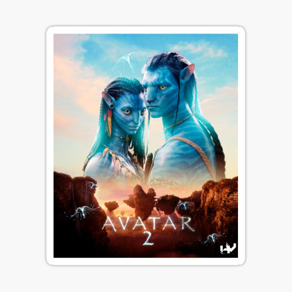 "Avatar 2 Movie Poster" Sticker for Sale by YASMINENICI | Redbubble