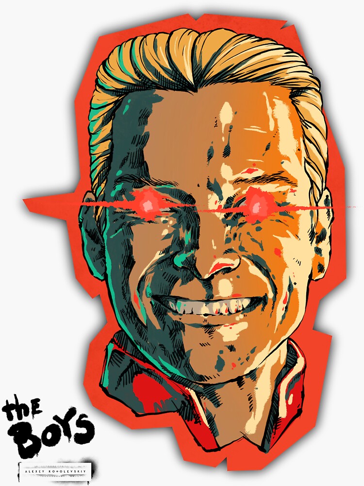 "homelander" Sticker for Sale by Kotolevskiy | Redbubble