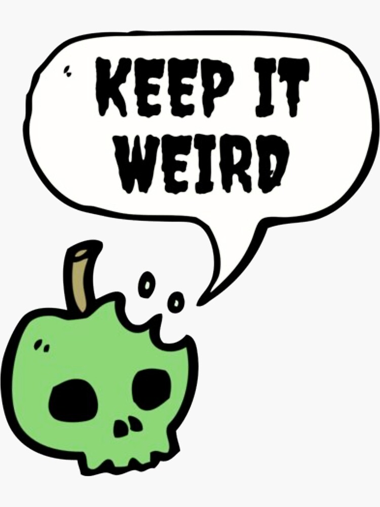 "Morbid Podcast - Keep it weird" Sticker for Sale by SimardShopSS ...