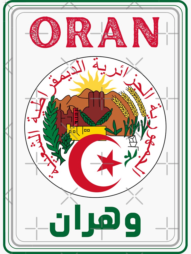 "Algerian City of Oran" Sticker for Sale by FedSherDesign | Redbubble