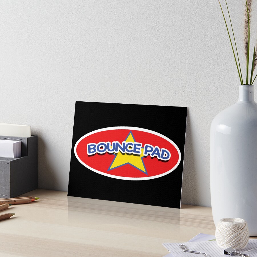 ""Bounce Pad" Logo" Art Board Print by BouncePad | Redbubble