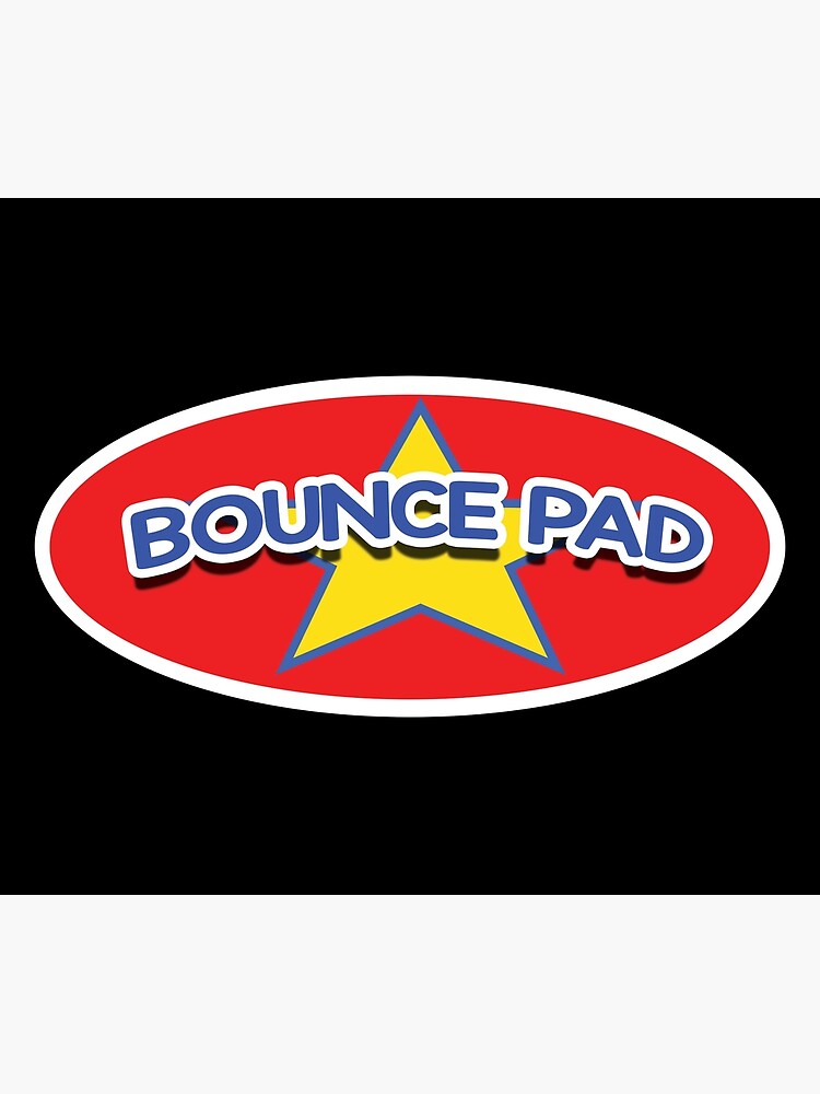 ""Bounce Pad" Logo" Poster for Sale by BouncePad | Redbubble