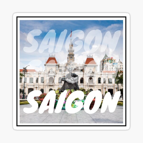 "Traveller - Saigon" Sticker for Sale by arnoldhozana | Redbubble